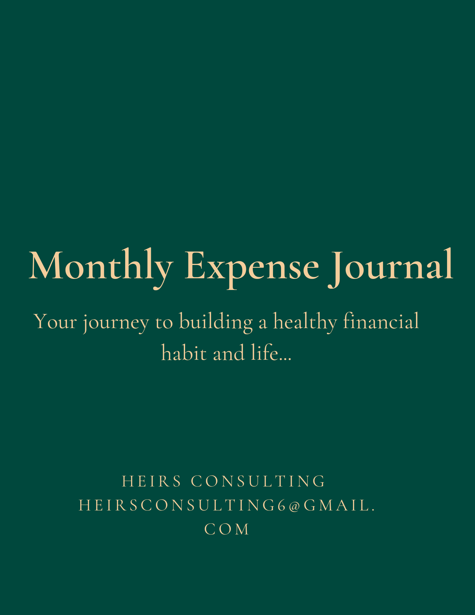 Get Monthly Expense Journal by YouVolve Initiative on Selar