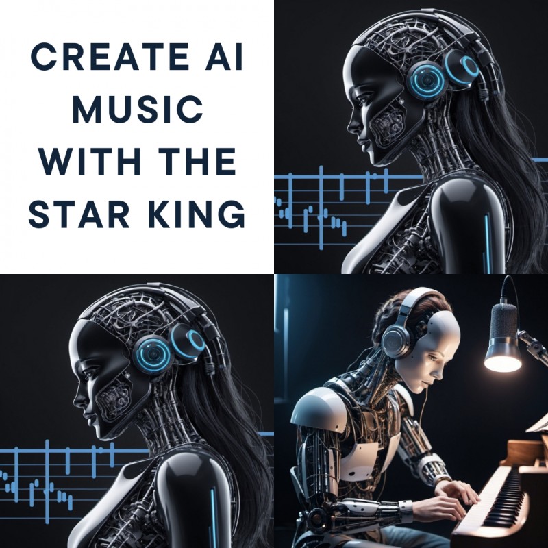 Buy Create AI Music With The Star King by Star King on Selar