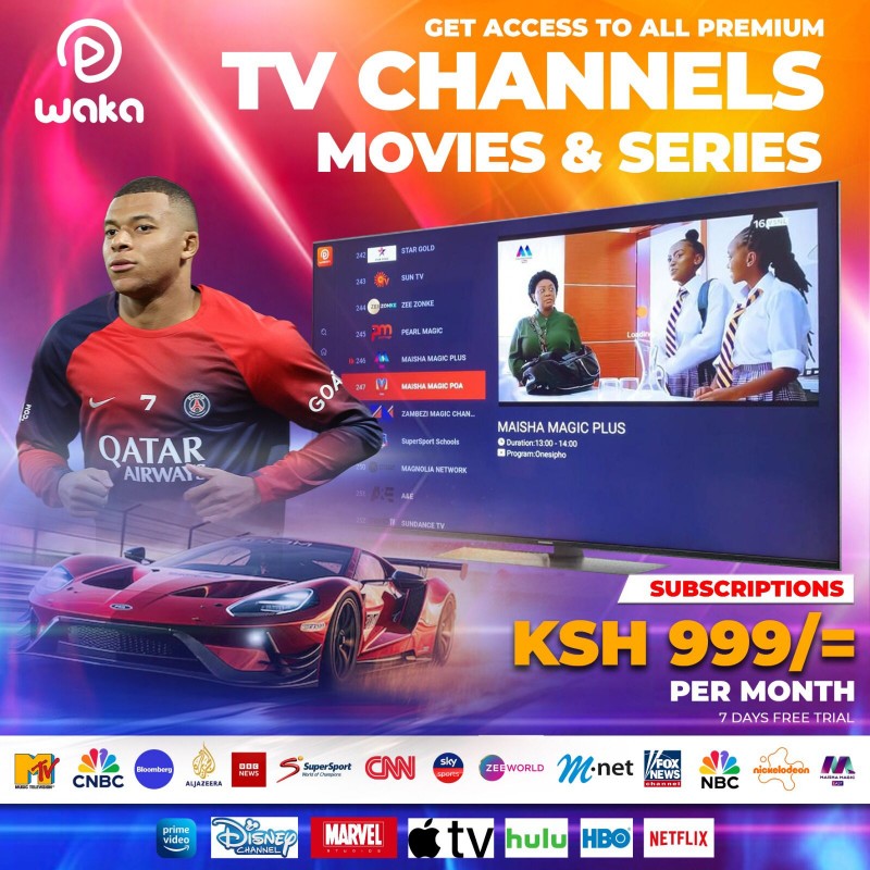 Subscribe waka tv by star tech on Selar