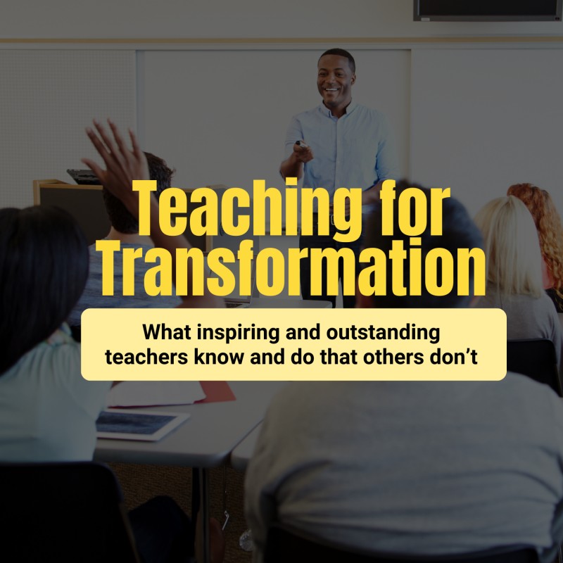 Buy Teaching for Transformation by EarlyFounders Labs on Selar