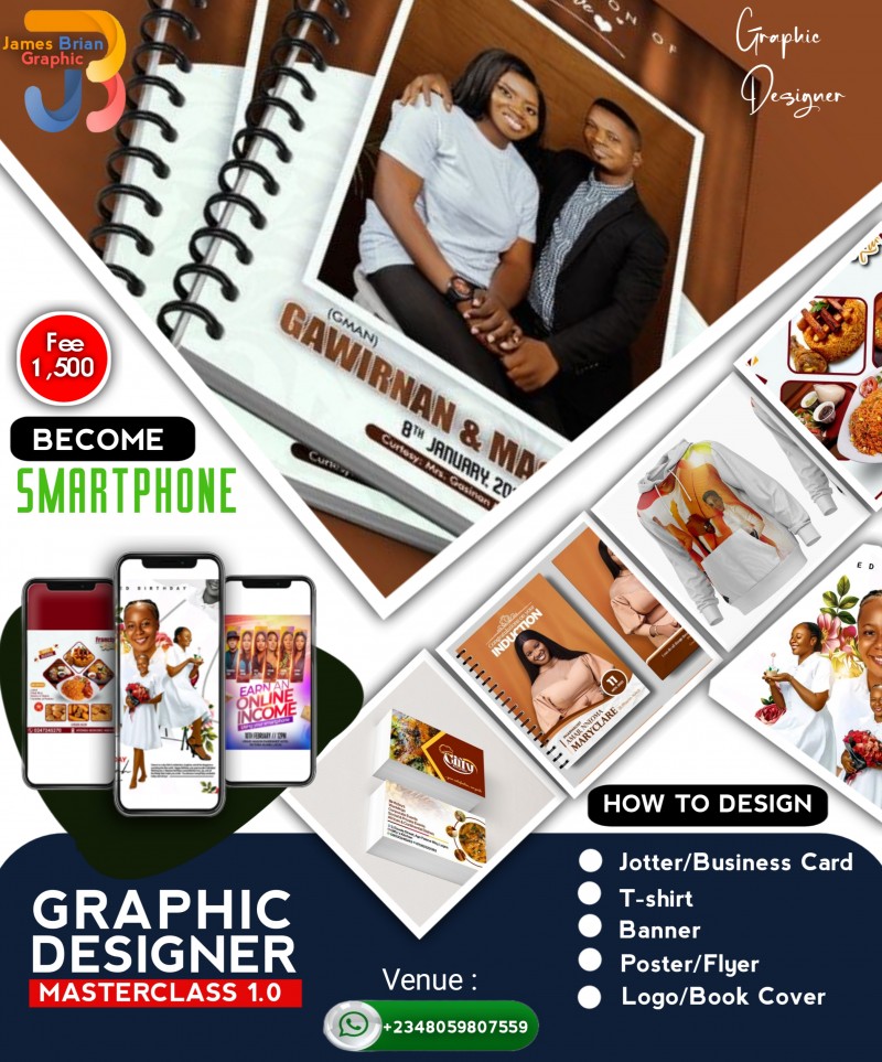 Buy Smartphone Graphic Design Masterclass by Stephen James Ikpe on Selar