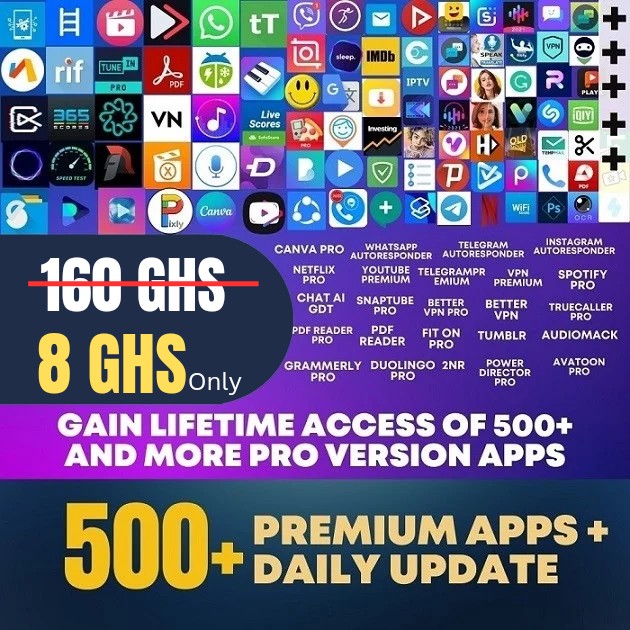 Buy 500+ EXCLUSIVE PREMIUM APPS + BONUSES by Stephen ads net on Selar