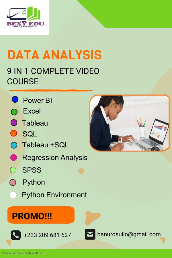 Buy Data Analysis Course: 9 in 1 Complete video course by Sullo Banuro ...