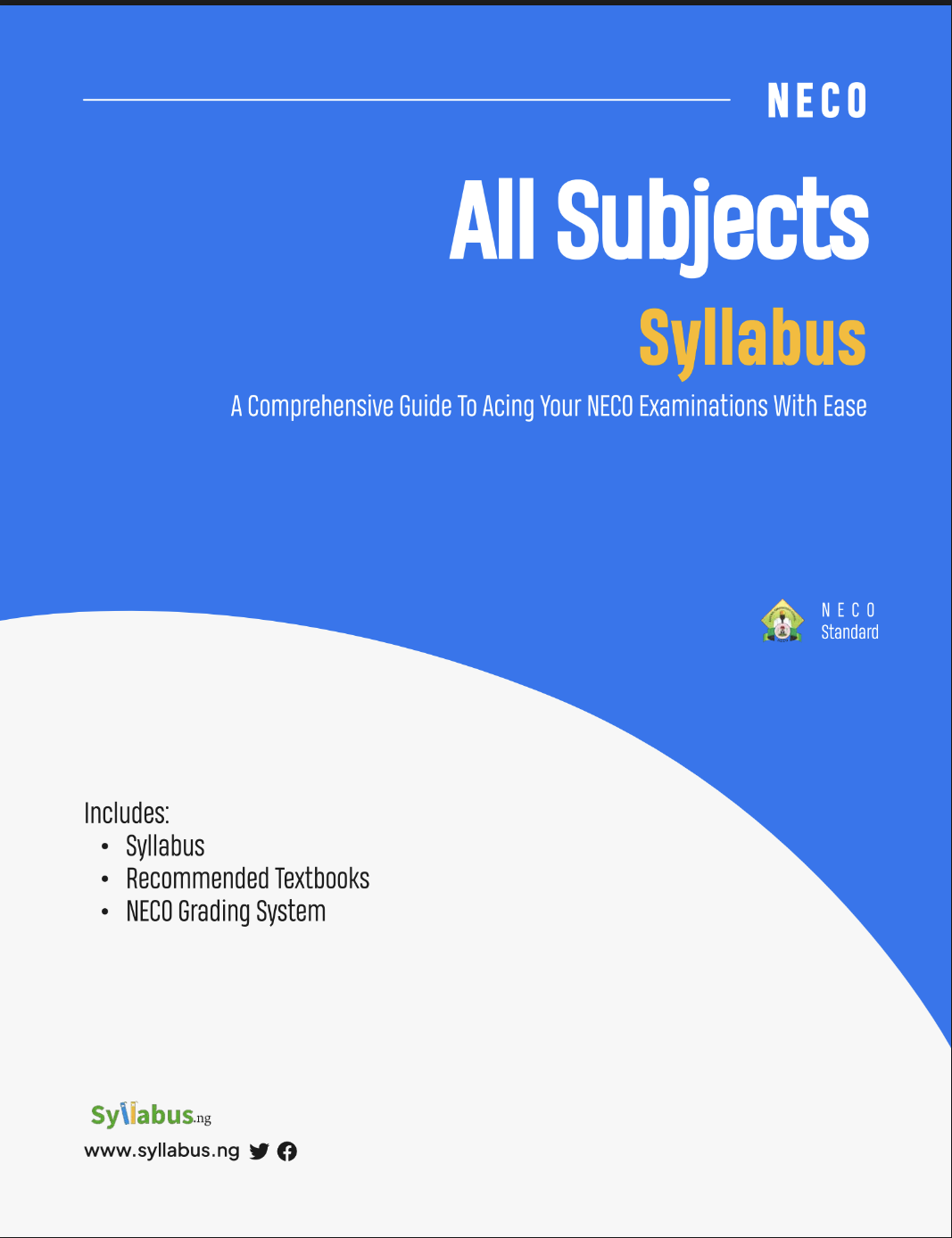 Buy Complete NECO Syllabus by Syllabus NG on Selar