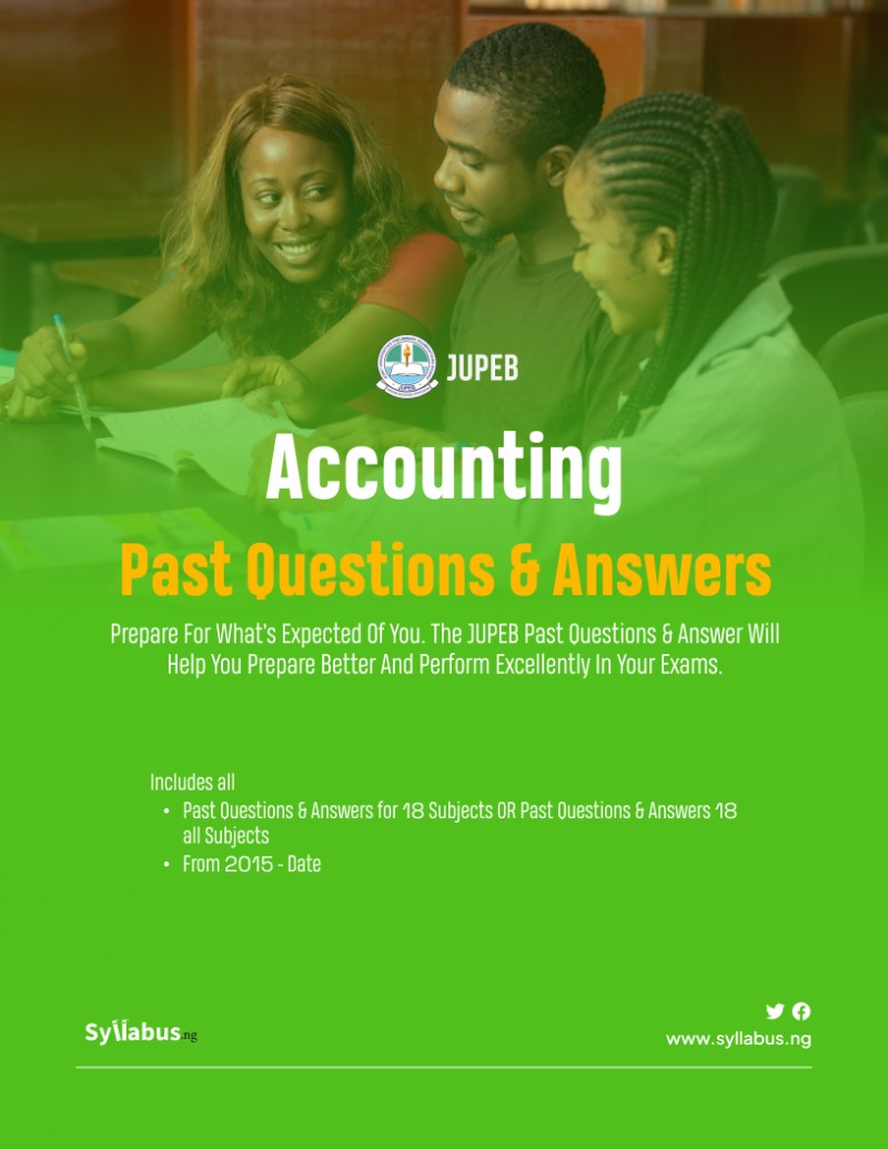 Buy JUPEP Accounting Past Questions by Syllabus NG on Selar