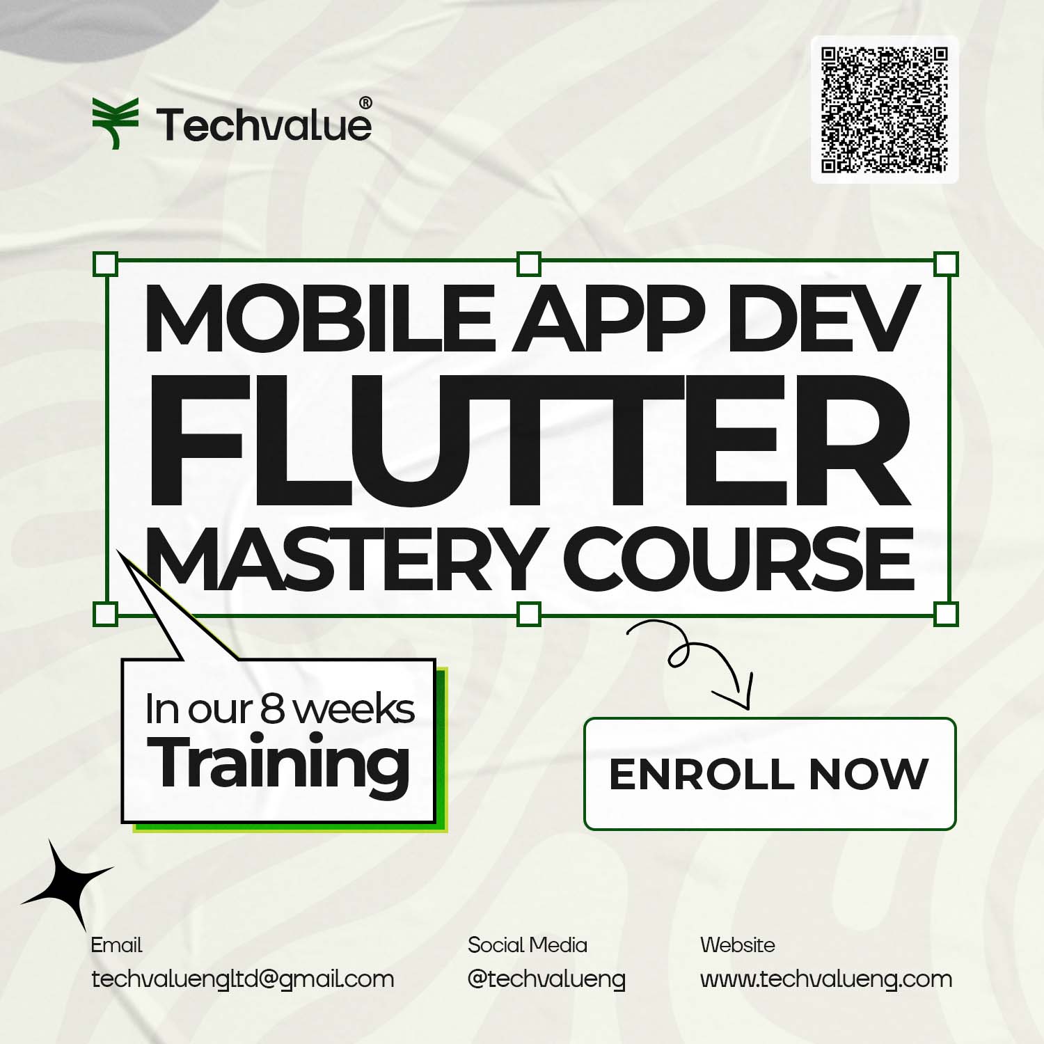 Buy Mobile App Development Flutter (General Class) by Tech Value Nig Ltd on Selar