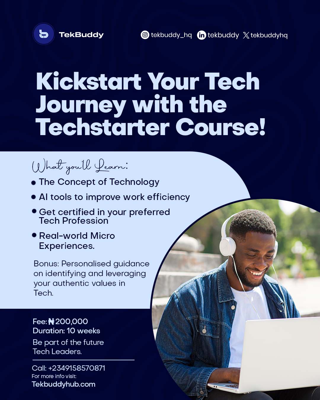 Buy TechStarter Course by TekBuddy Limited on Selar