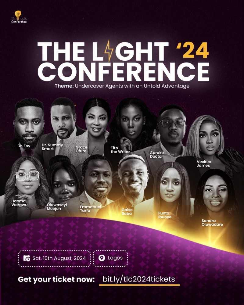Get THE LIGHT CONFERENCE 2024- Late Bird by The Light Conference on Selar