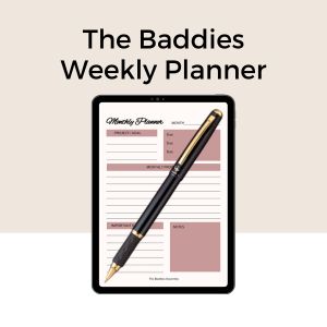 Buy Weekly Planner by The Baddies Assembly on Selar