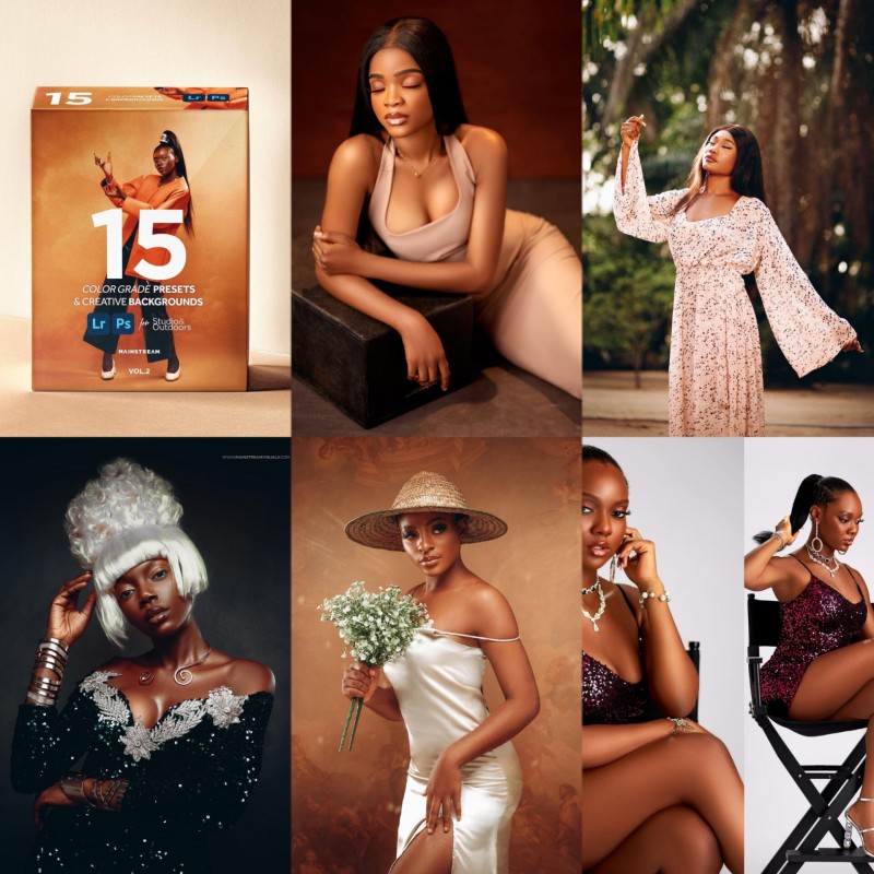 Buy 15 Presets & Creative Backgrounds by The Black Man on Selar