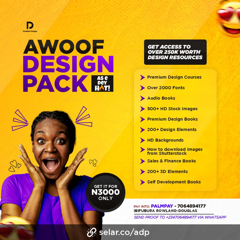 Buy AWOOF DESIGN PACK by Ib Douglas on Selar.co