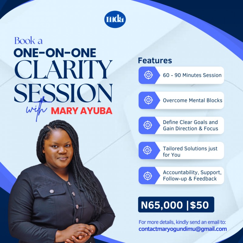 Buy ONE-ON-ONE CLARITY SESSION by MARY OGUNDIMU on Selar