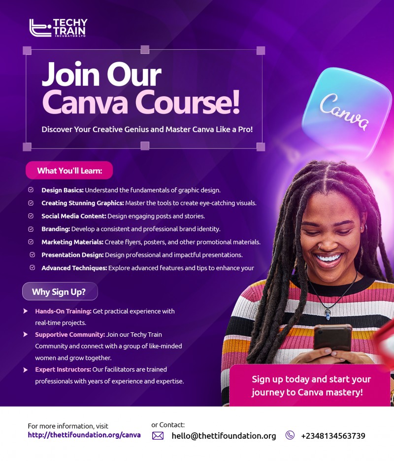 Buy The Canva Course by Techy Train Incubator Foundation on Selar