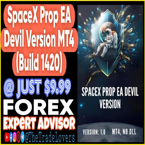 Buy SpaceX Prop EA Devil Version V1.0 MT4-MT5 (Works on Build 1421+) by The Trade Lovers on Selar