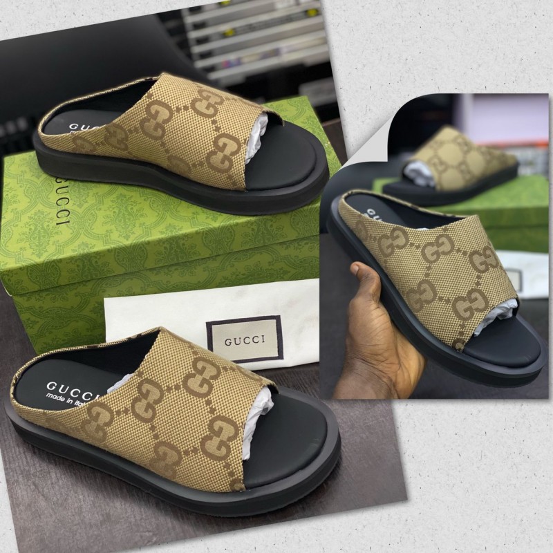 Buy HEAVY DUTY GUCCI LUXURY SLIDES by Tomiies Closet on Selar