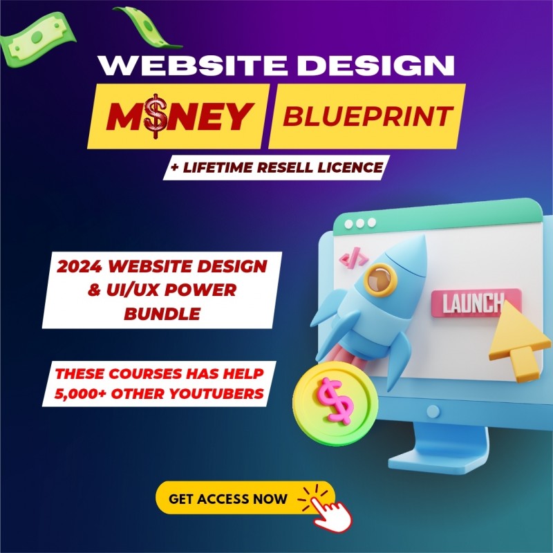 Buy 2024 COMPLETE WEBSITE DESIGN & UI/UX COURSES BUNDLE by Trendtactics Digital on Selar