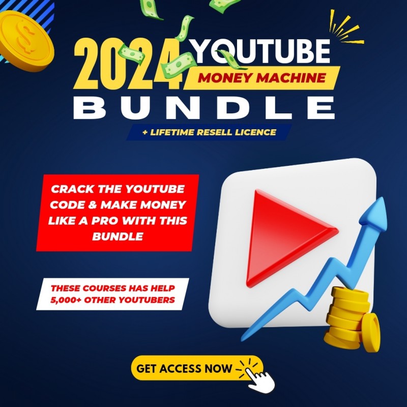 Buy 2024 COMPLETE YOUTUBE COURSES BUNDLE by Trendtactics Digital on Selar