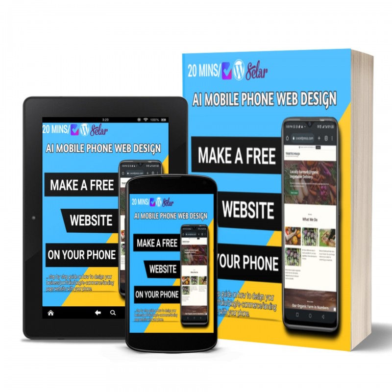 Get AI MOBILE PHONE WEB DESIGN by Tribetech naija on Selar