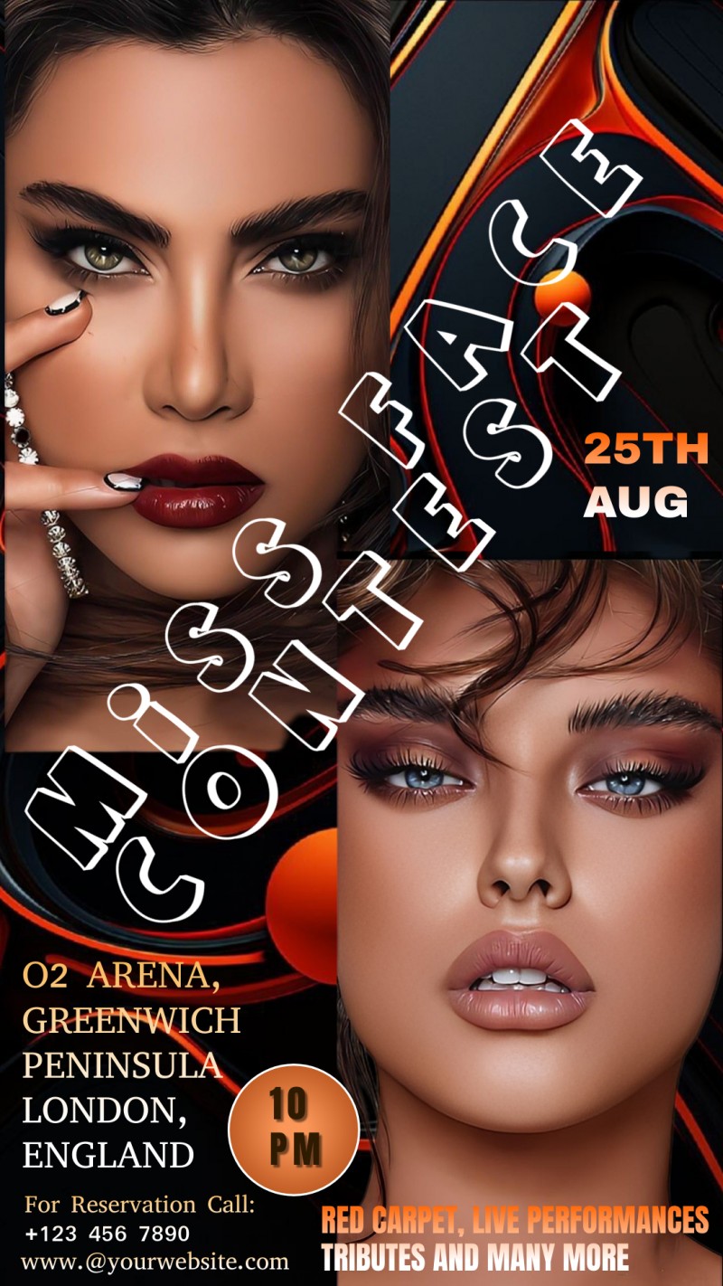 Buy Flyer for an upcoming beauty pageant by Luca Domash on Selar