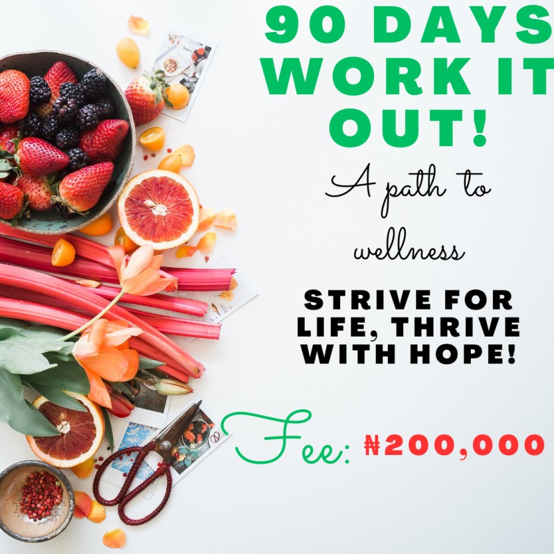 Buy 90 days work it out , a path to wellness by Umeadota Chinenyenwa ...