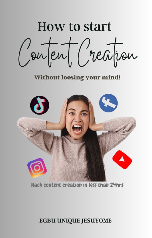 Buy HOW TO START CONTENT CREATION WITHOUT LOSING YOUR MIND by Unique ...