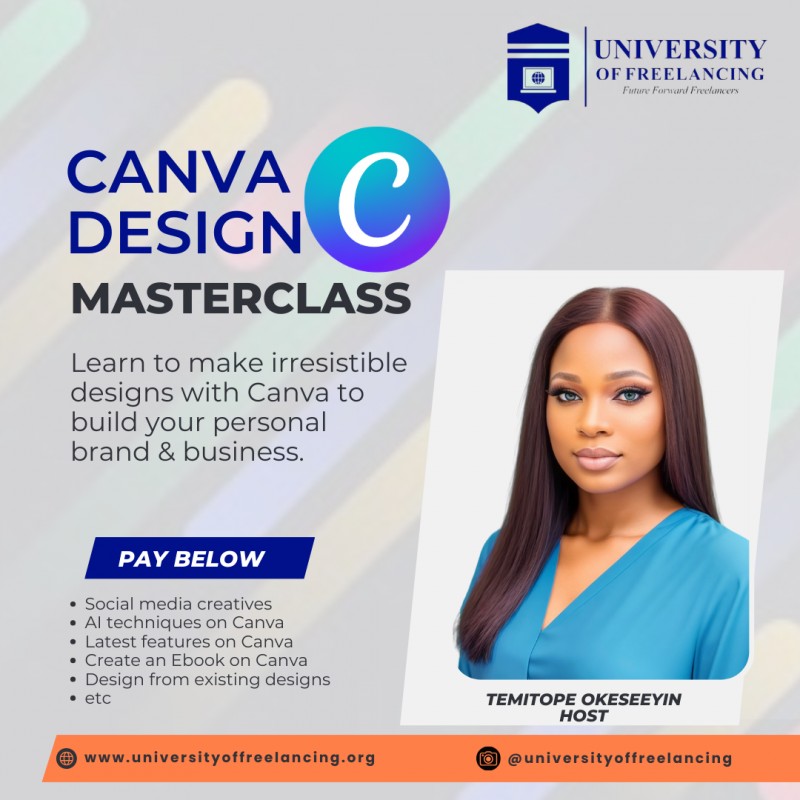 Buy Canva Design Video Course by University of Freelancing on Selar