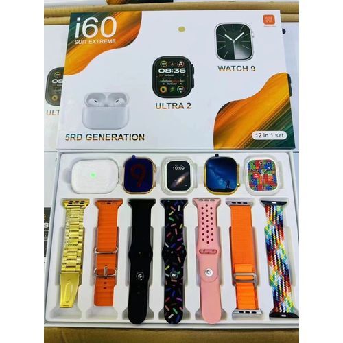 Buy 12-IN-ONE I60 ULTRA SMART WATCH FOR UNISEX by urban hub on Selar