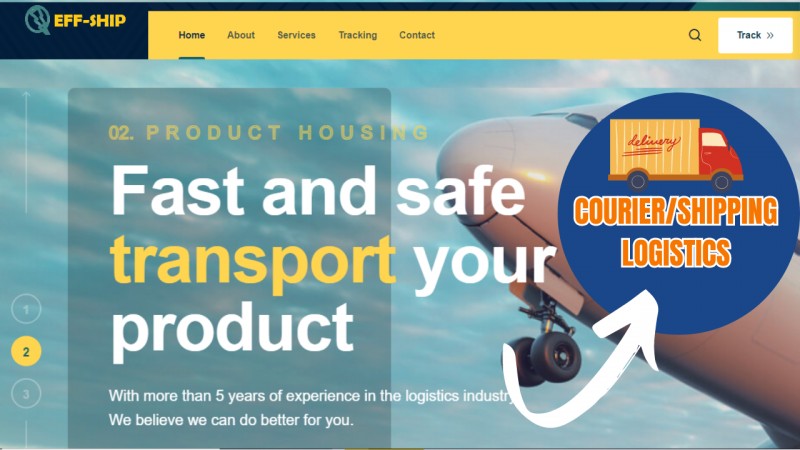 Buy Courier/Shipping Website Script by V3design Technology on Selar