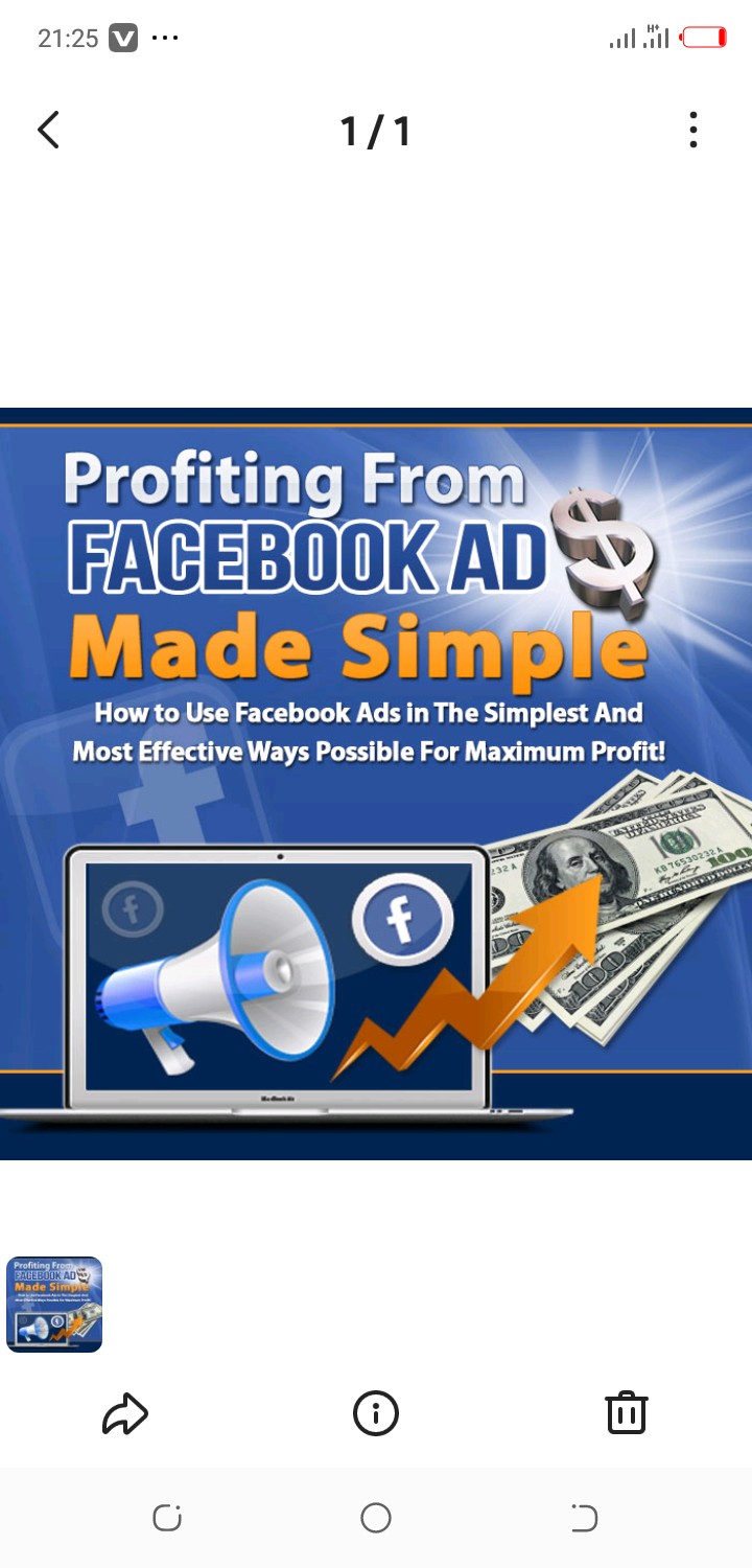 Buy Profiting from Facebook ads made simple. by Veramedics on Selar