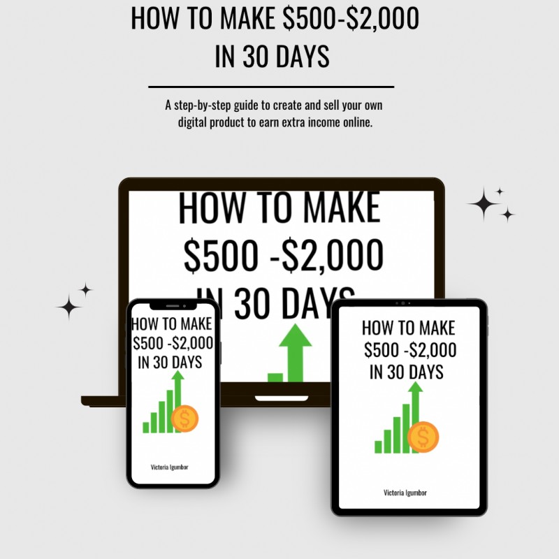 Buy HOW TO MAKE $500-$2,000 IN 30 DAYS by favour Igumbor on Selar