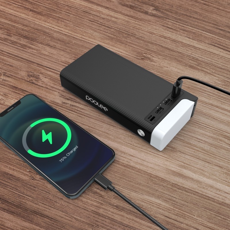 Buy Poolee P30 ACE 30000mAh Power Bank with Lamp and Screen Indicator ...