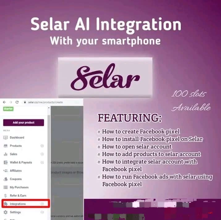 Buy SELAR INTEGRATION COURSES by Richie digital academy on Selar