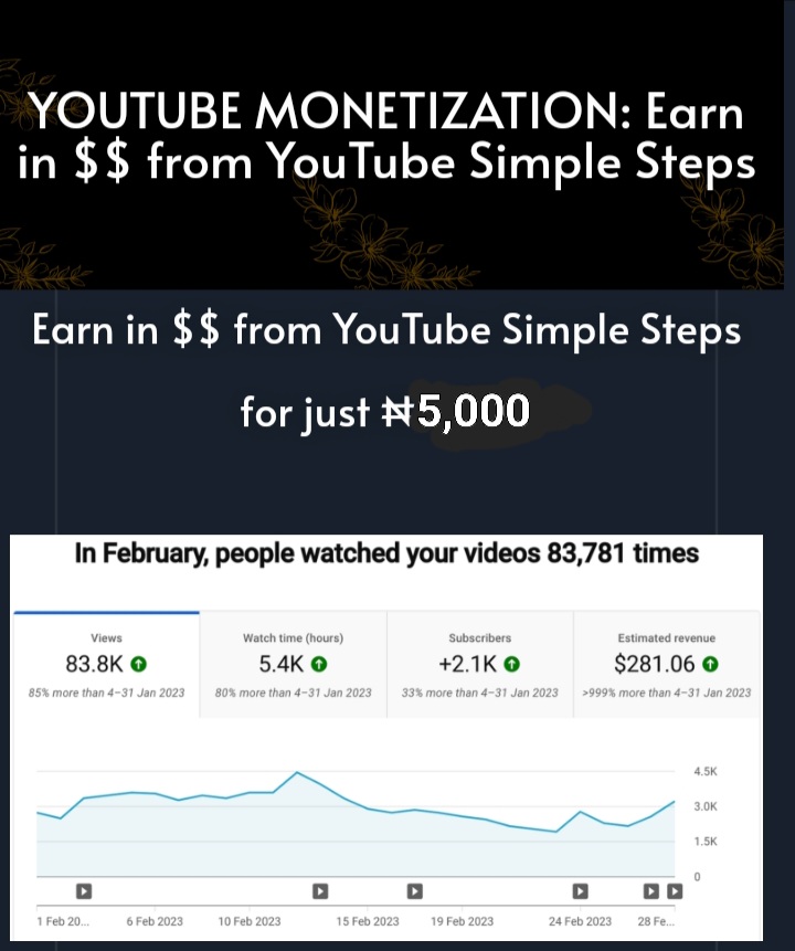 Buy Youtube Monetization by Coach Vincent on Selar