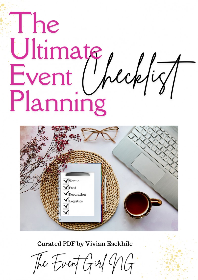 Buy EVENT PLANNING CHECKLIST DOWNLOADABLE PDF by Vivian Esekhile ( The Event Girl NG) on Selar
