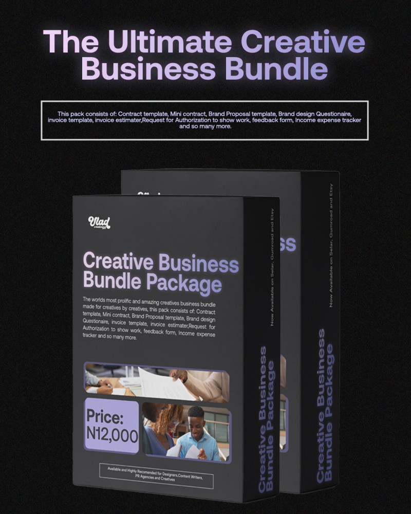 Buy THE ULTIMATE CREATIVES BUSINESS BUNDLE by AJAYI OLUWATOYESE on Selar