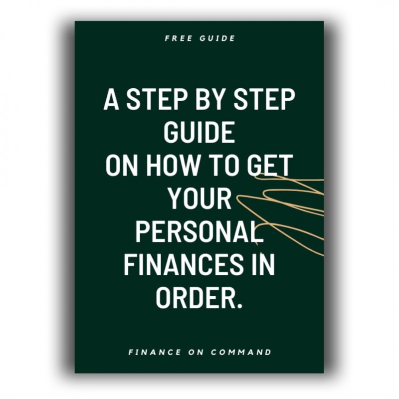 Get Step by step guide on how to get your finances in Order - Finance ...