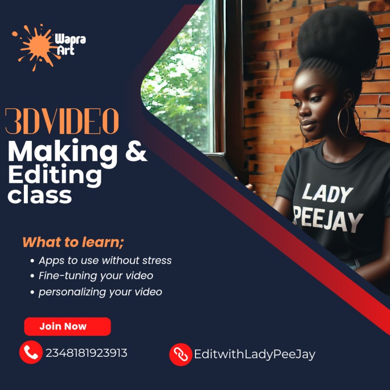 Buy 3D video making and editing course by Praise Jegede on Selar