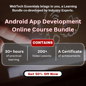 Buy Android App Development Online Course Bundle by WebTech Essentials on Selar
