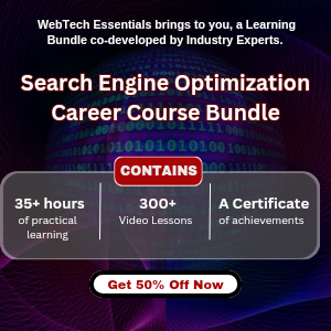 Buy Search Engine Optimization Career Course Bundle by WebTech Essentials on Selar