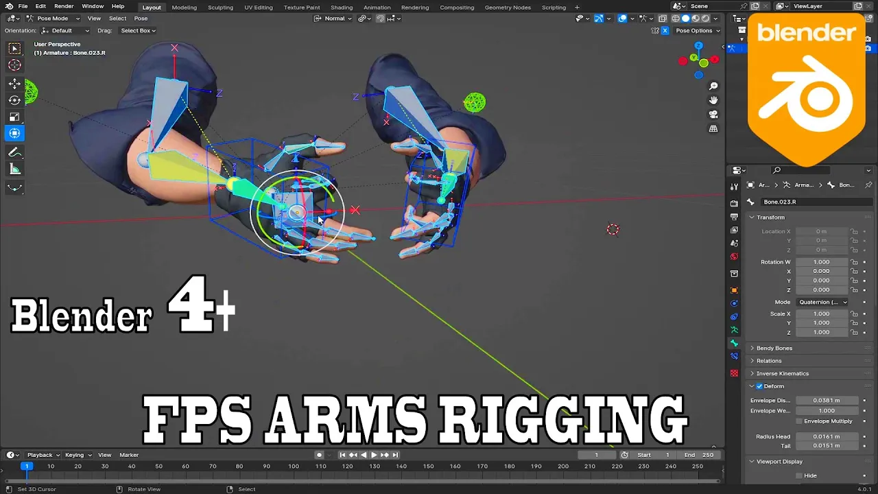Get BLENDER RIG FPS ARM by Wee learn from Mobile on Selar