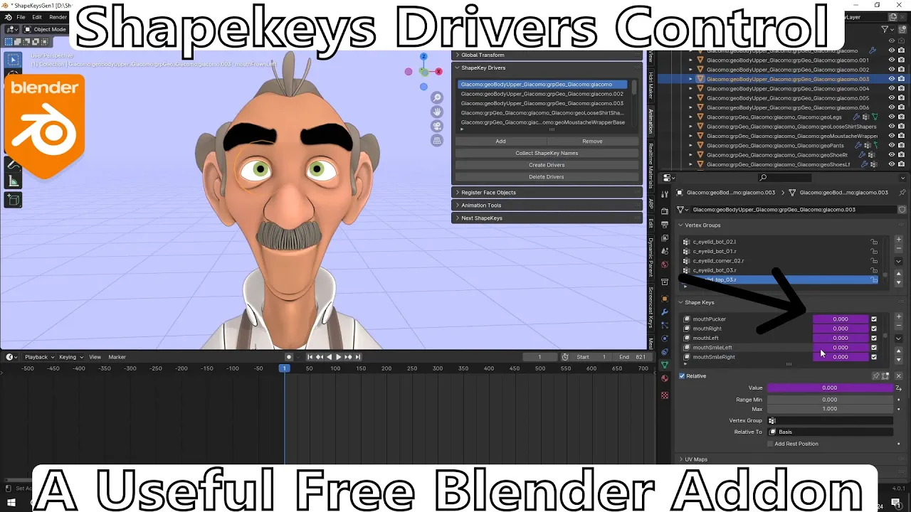 Buy ShapeKeyGen V3.11 Blender Addon by Wee learn from Mobile on Selar