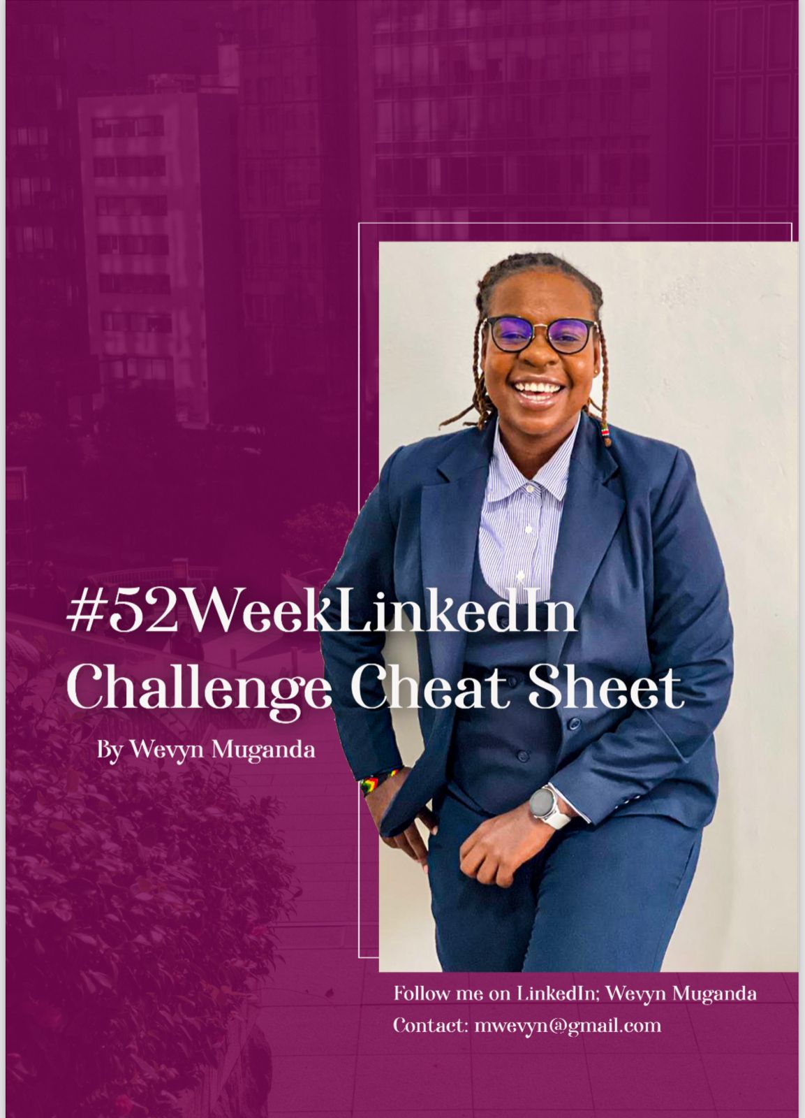 Get #52WeekLinkedIn Challenge Cheat Sheet by Wevyn Muganda on Selar