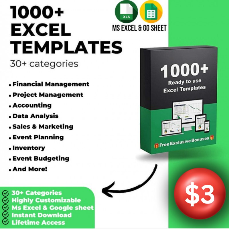 Buy EXCEL TEMPLATE SHEET AND DASHBOARDS BUNDLE by Winmoredigitals on Selar