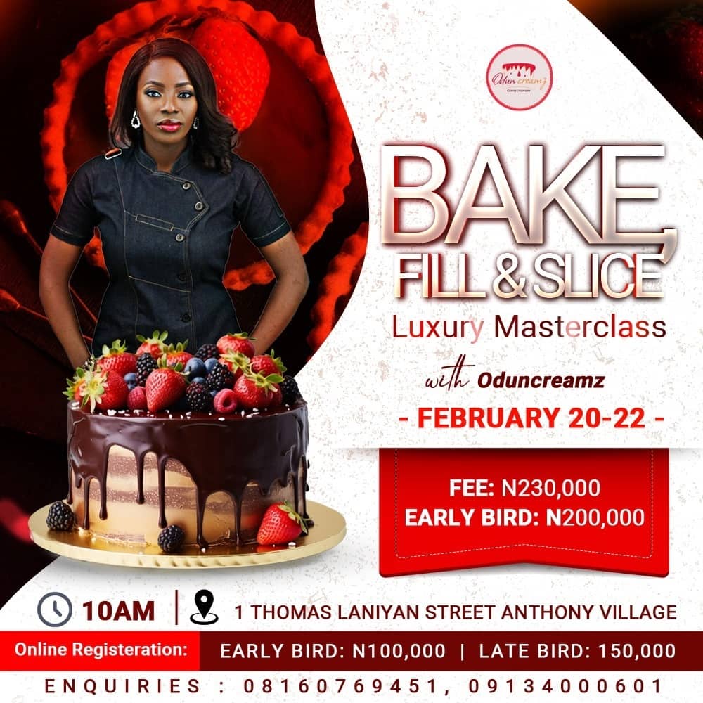 Buy Bake,Fill and Slice Masterclass (online) by on Selar