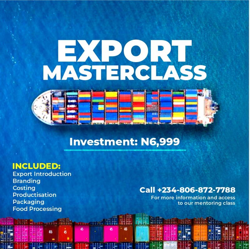 Buy Export Masterclass by Christopher Imong on Selar