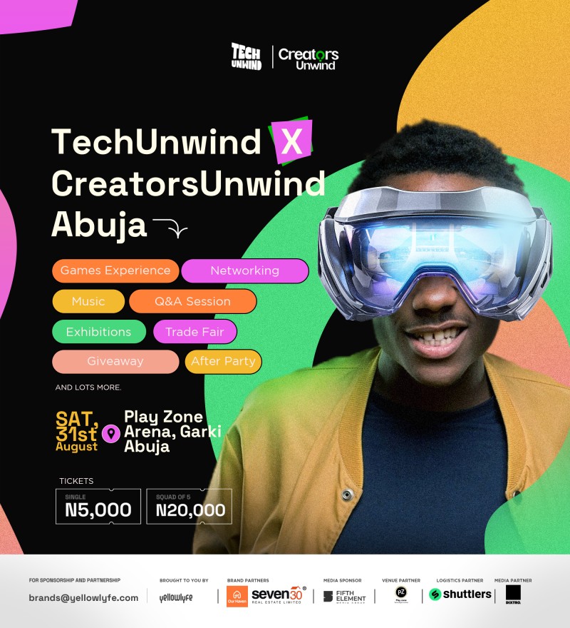 Buy TechUnwind Abuja by Yellowlyfe Thelyfe on Selar