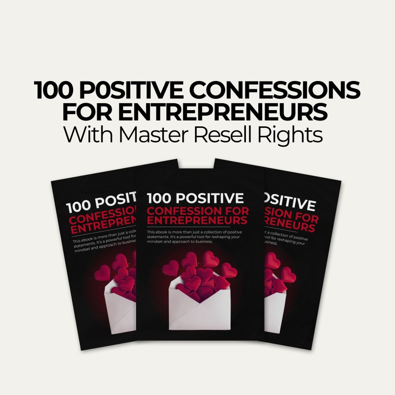 Buy 100 Positive Confessions for Entrepreneurs by Nwadibie Goodness on ...