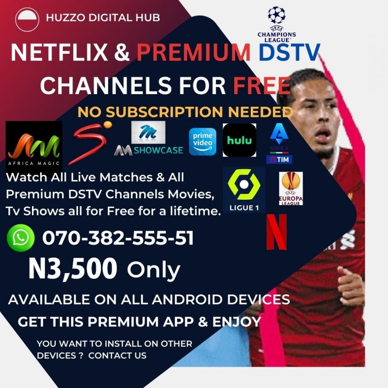 Subscribe WATCH DSTV & NETFLIX, AMAZON PRIME, HULU, DISNEY+, HBO MAX ...