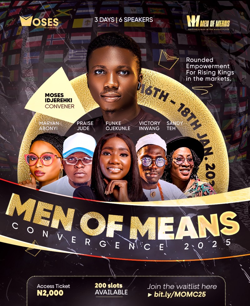 Buy MEN OF MEANS CONVERGENCE 2025 by on Selar