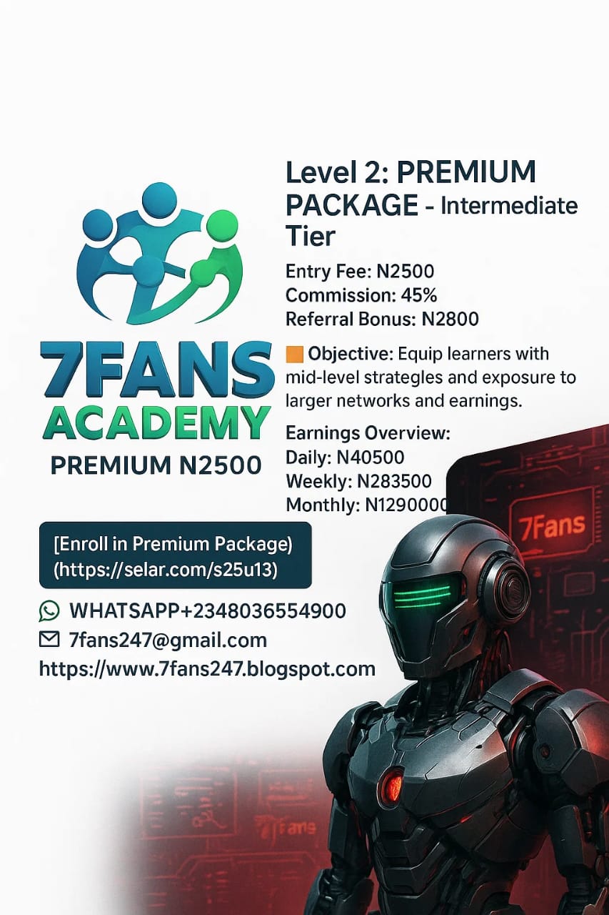 Buy 7FANS PREMIUM PACKAGE by 7FANS INTERNATIONAL on Selar